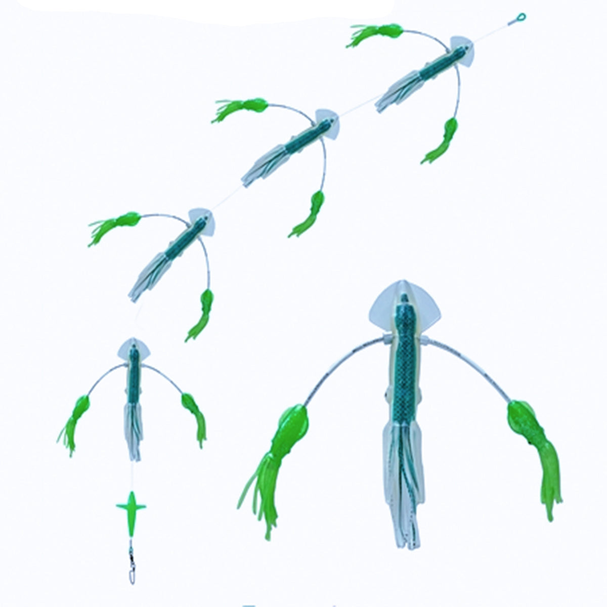 SquidNation Long Tail Flippy Floppy Thing Tuna Marlin Magnet – Lobo Lures